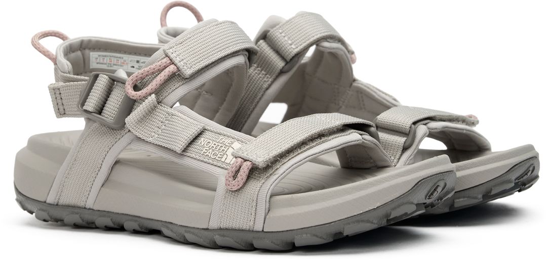 Womens The North Face Explore Camp Sandals In Grey | Soletrader