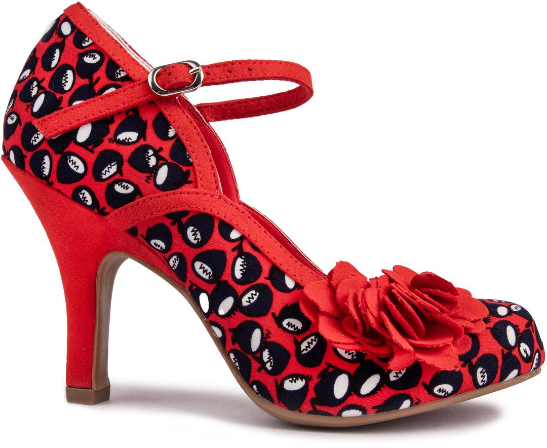 Womens Ruby Shoo Danica Shoes In Red | Soletrader