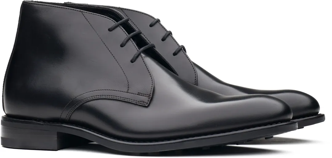 Mens Loake Eaton Boots In Black | Soletrader