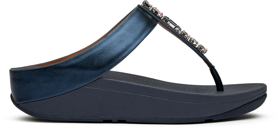 Womens Fitflop Fino Sandals In Blue | Soletrader