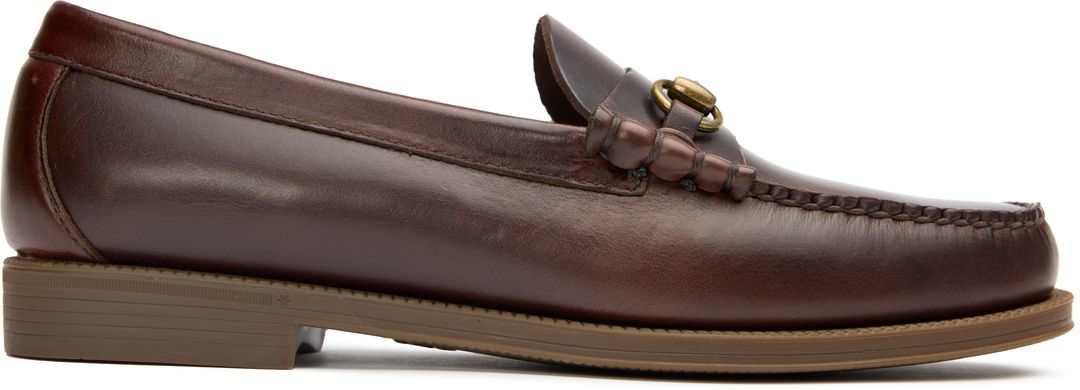 Mens G.H.Bass Easy Weejun Lincoln Pull Up Shoes In Chocolate | Soletrader