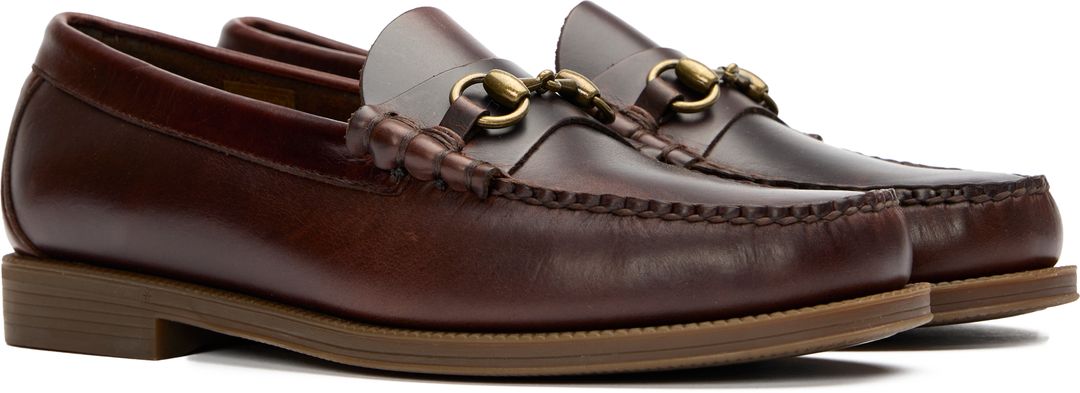 Mens G.H.Bass Easy Weejun Lincoln Pull Up Shoes In Chocolate | Soletrader