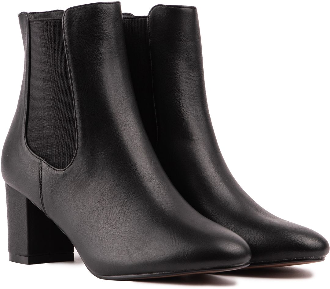 Womens V.Gan Vegan Lychee Chelsea Boots In Black | Soletrader