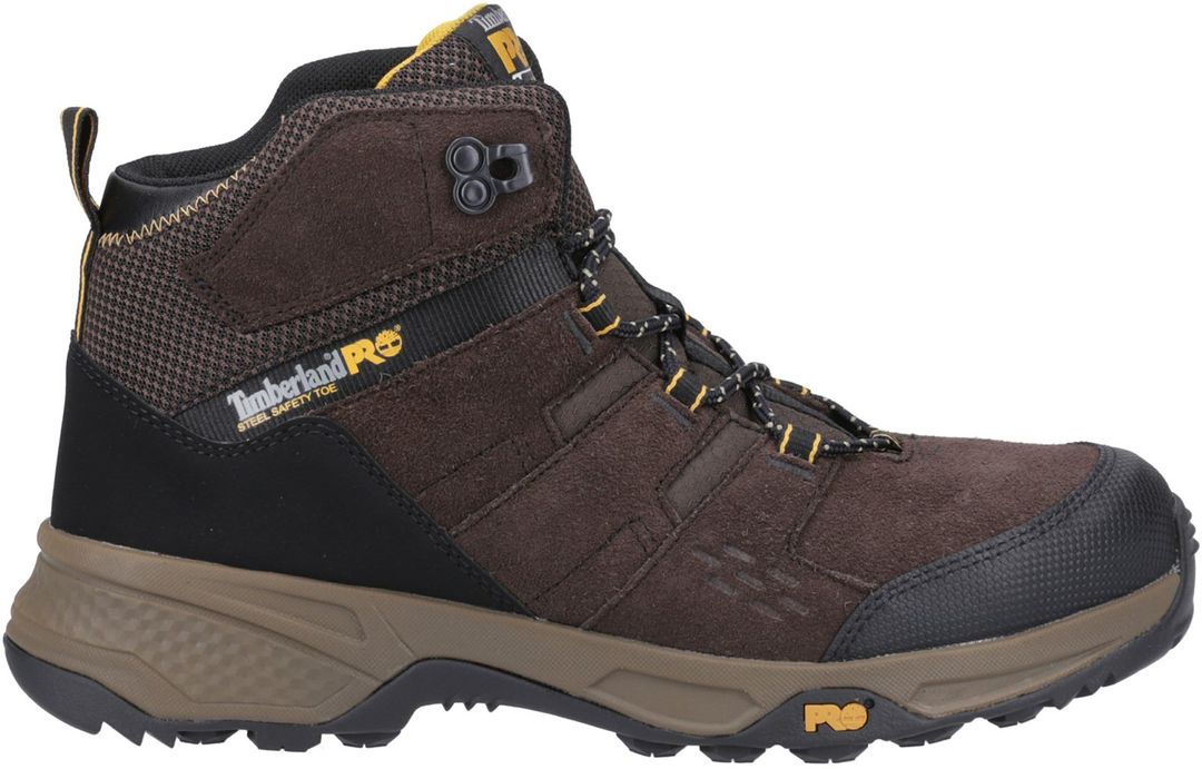 Mens Timberland Pro Switchback Safety Boots In Dark Brown | Soletrader