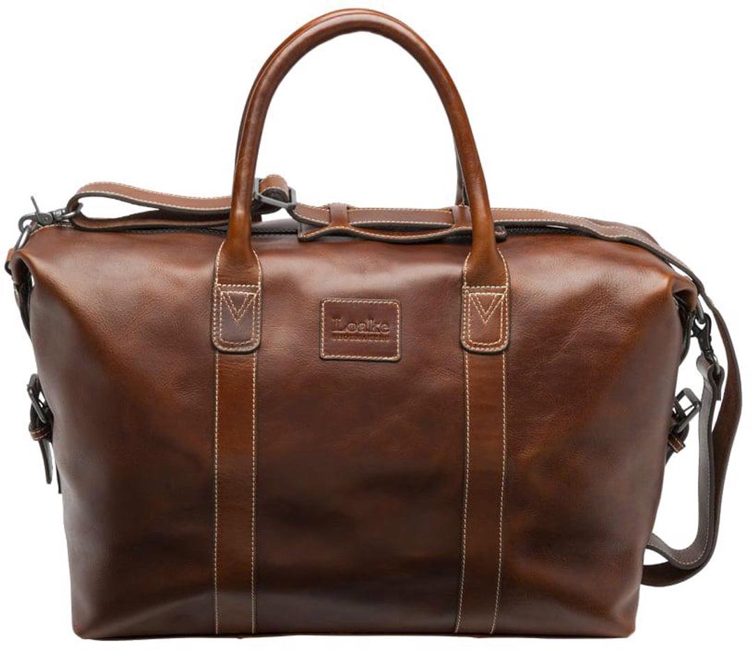 Mens Loake Balmoral Weekend Bag In Brown | Soletrader