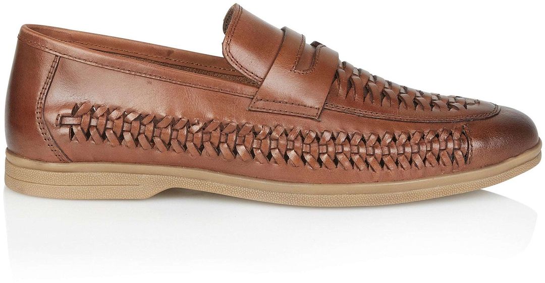 Mens Silver Street London Perth Loafer Shoe In Brown | Soletrader