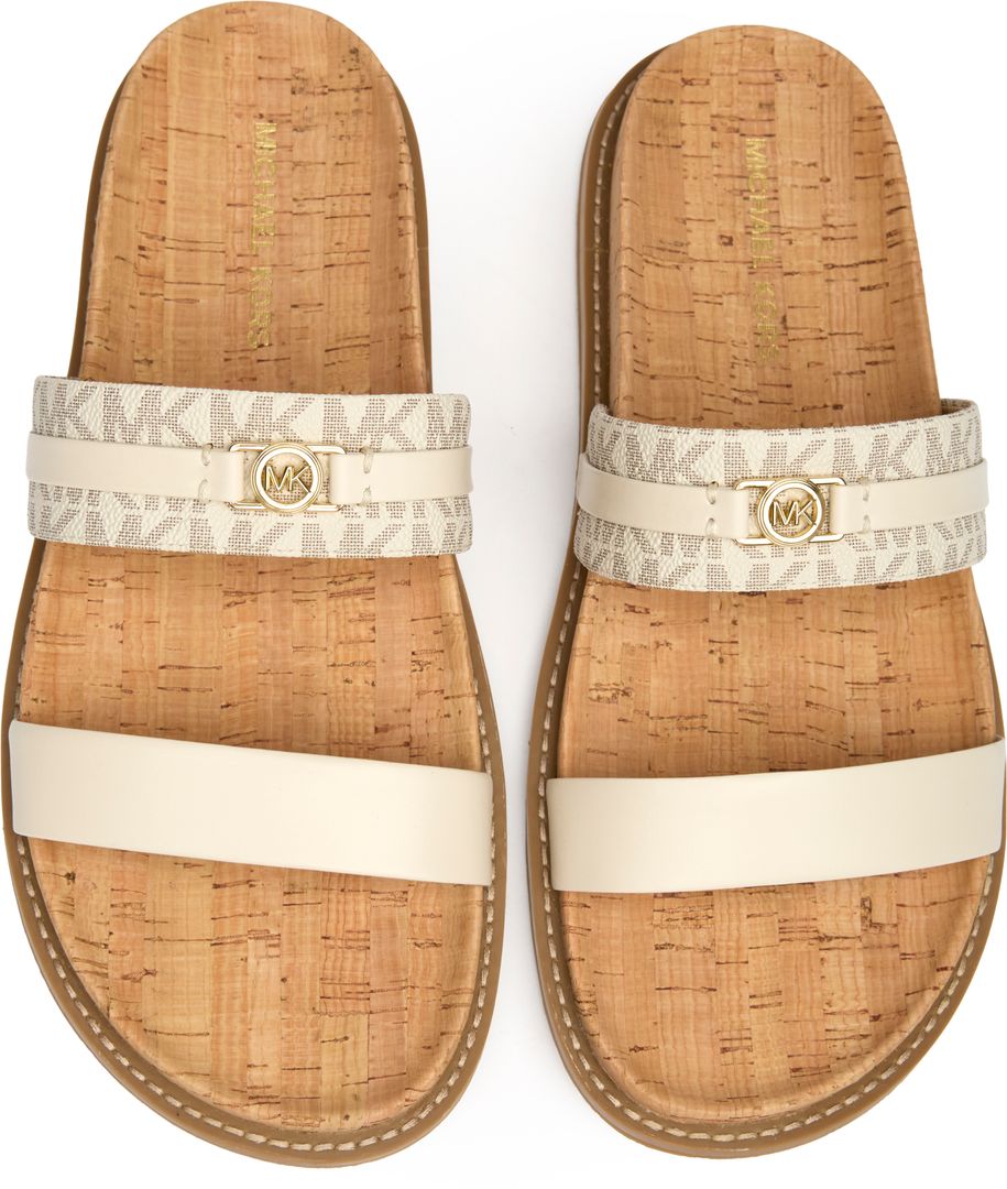Womens Michael Kors Mandy Sandals In Natural | Soletrader