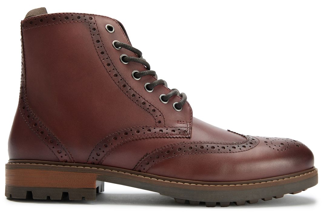 Mens Thomas Crick Nesser Boots In Cherry | Soletrader