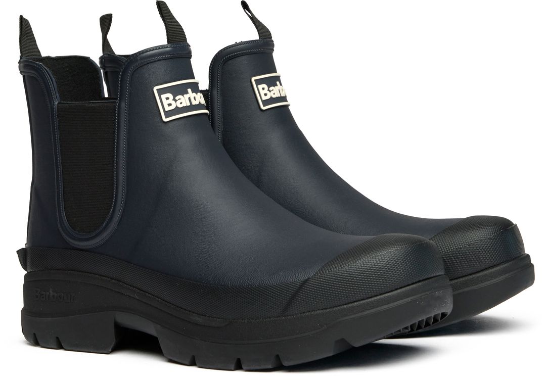 Mens Barbour Nimbus Boots In Navy | Soletrader