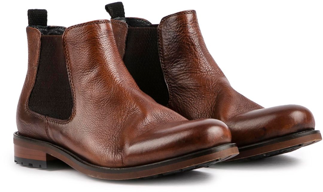 Mens Sole Crafted Plane Chelsea Boots In Tan | Soletrader