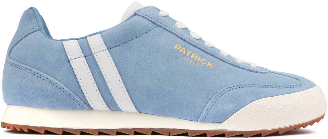 Mens Patrick Rio Trainers In Sky Blue White | Soletrader