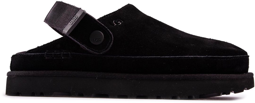 Womens Ugg® Goldenstar Clog Slippers In Black | Soletrader