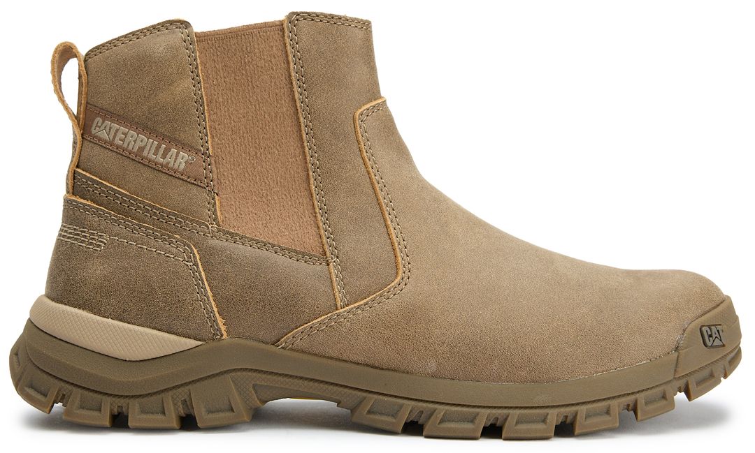Mens Caterpillar Threshold Chelsea Boots In Tan | Soletrader