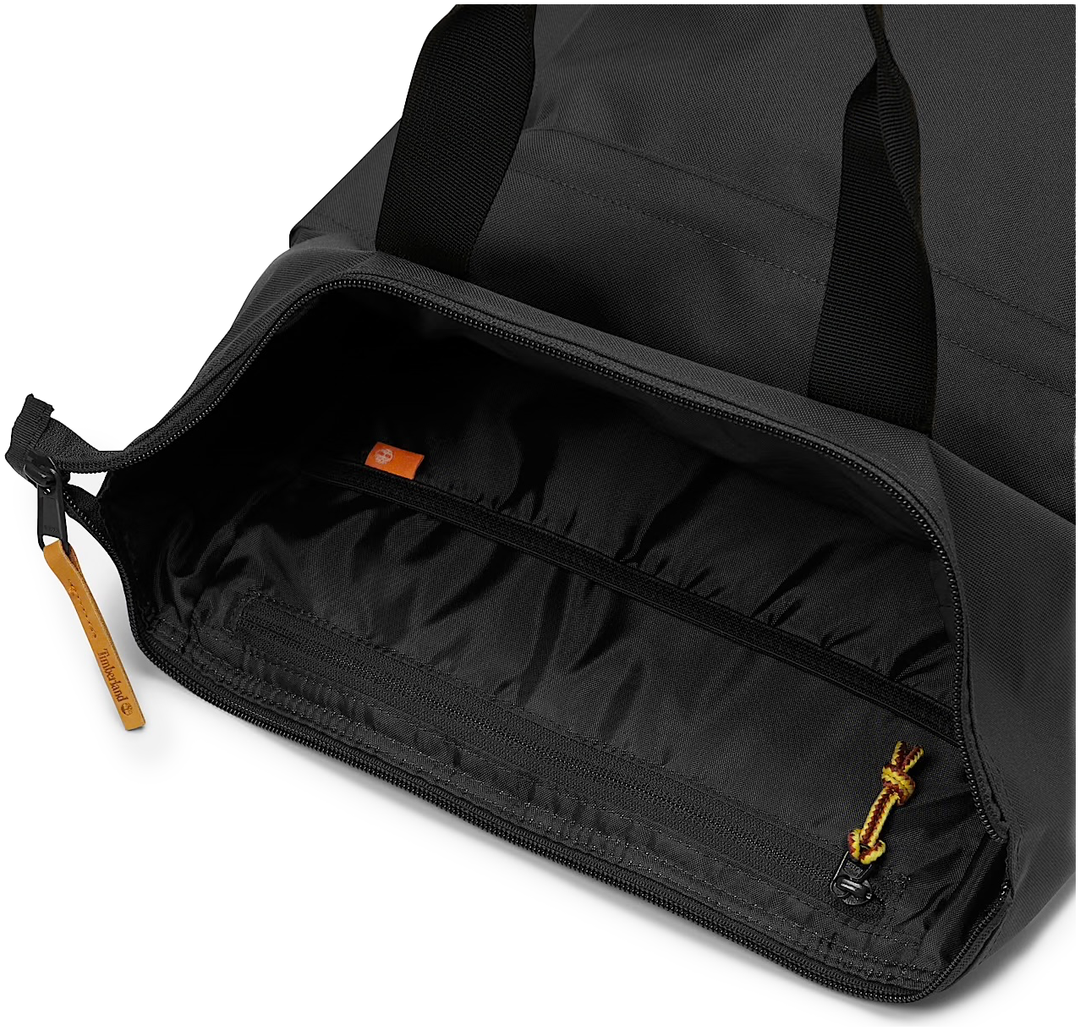 Mens Timberland Tote Backpack In Black | Soletrader