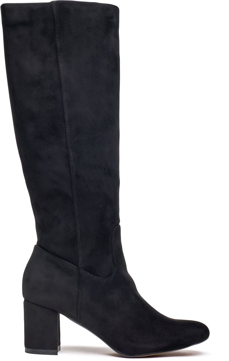 Womens V.Gan Vegan Avocado Knee High Boots In Black | Soletrader