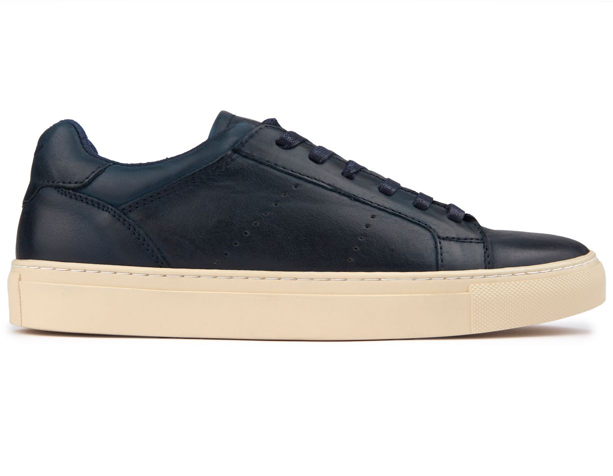 Mens Front Bronx Trainers In Navy | Soletrader