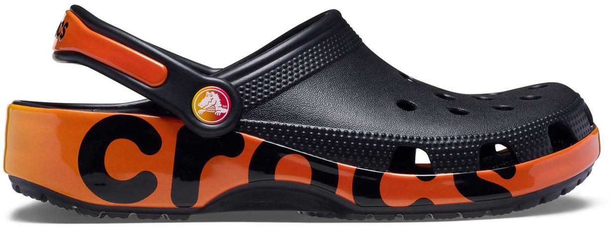 Unisex Crocs Classic Reflector Clogs In Black | Soletrader