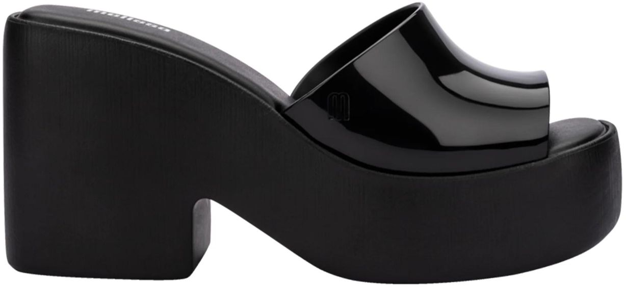 Womens Melissa Posh Platforms In Black | Soletrader