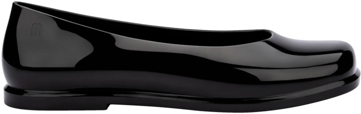 Womens Melissa Ruby Flats In Black | Soletrader