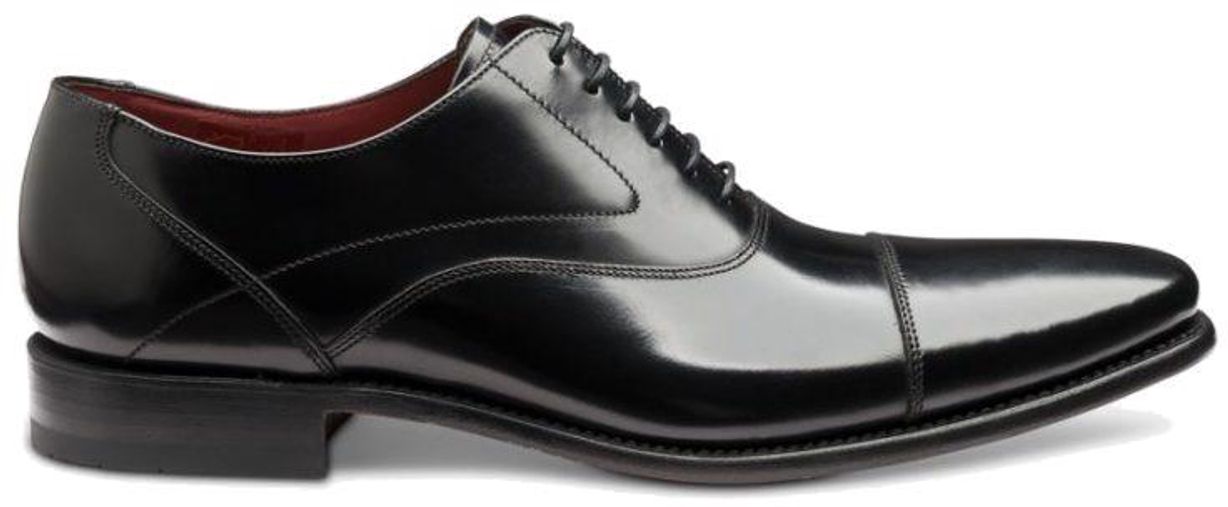 Mens Loake Sharp Toe Cap Oxford In Black | Soletrader