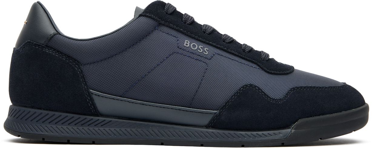 Mens Boss Titanium SL Trainers In Blue | Soletrader