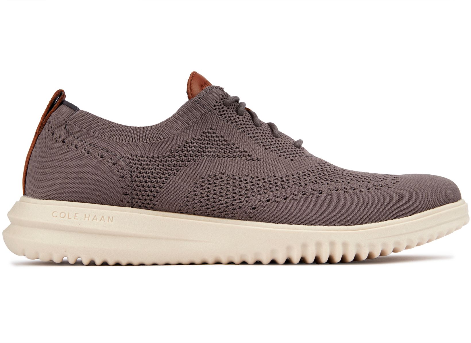 Mens Cole Haan Grand+ Stitchlite Shoes In Grey | Soletrader