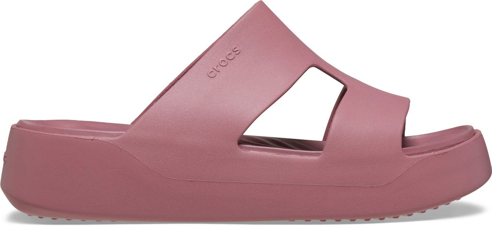 Womens Crocs Getaway Platform H-Strap Mule In Cassis | Soletrader