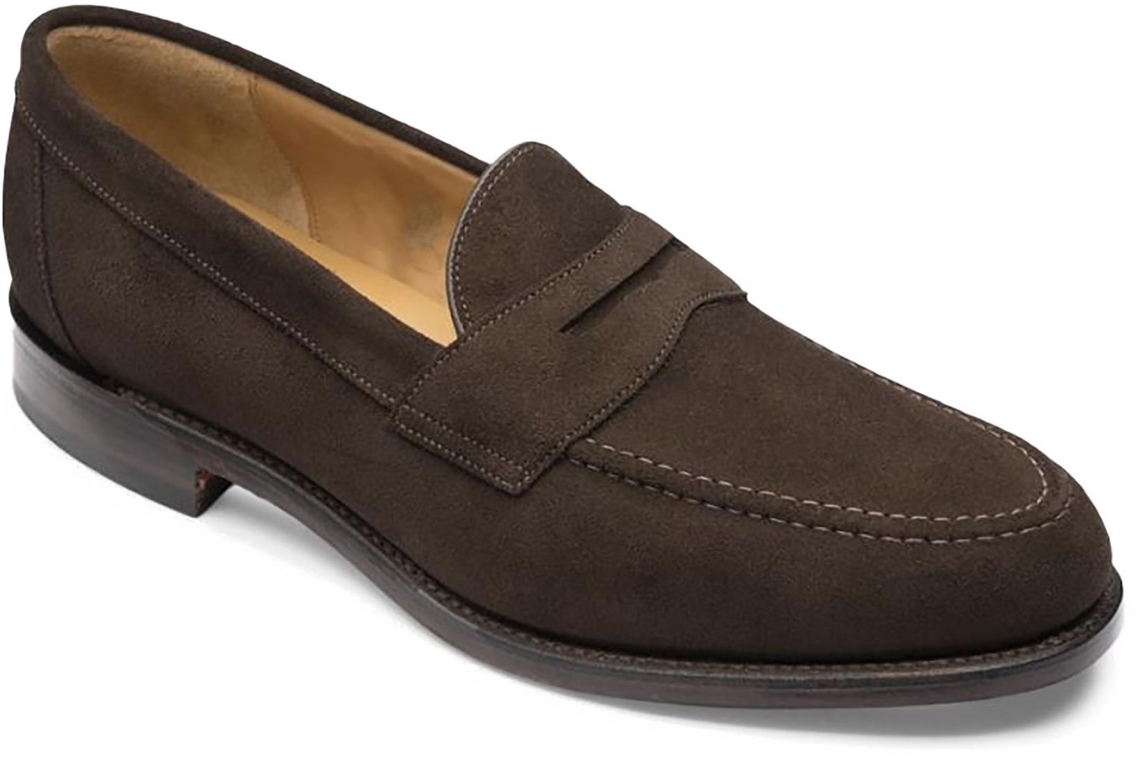 Mens Loake Imperial Loafer Shoes In Chocolate Brown | Soletrader