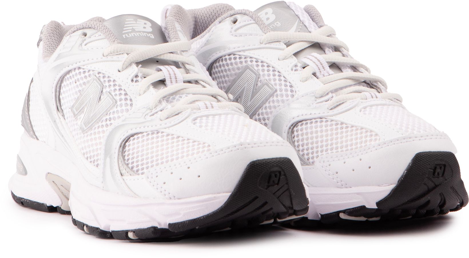 Womens New Balance 530 Trainers In White/Silver | Soletrader