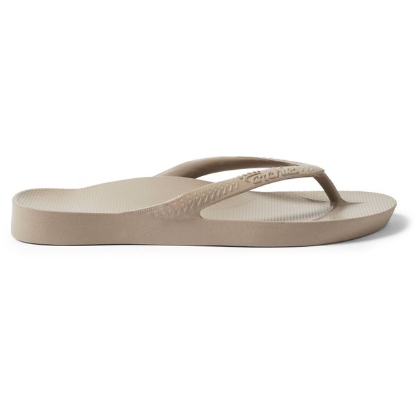 Womens Archies Arch Support Recovery Sandals In Taupe | Soletrader