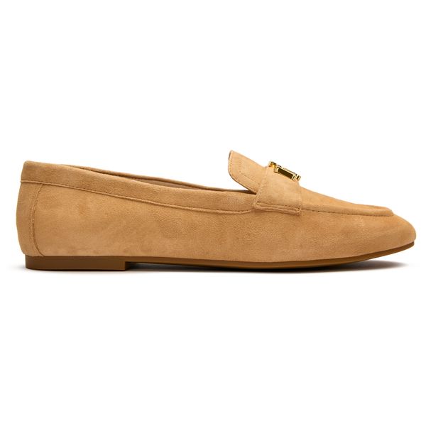 Womens Lauren By Ralph Lauren Averi Shoes In Buff Natural | Soletrader