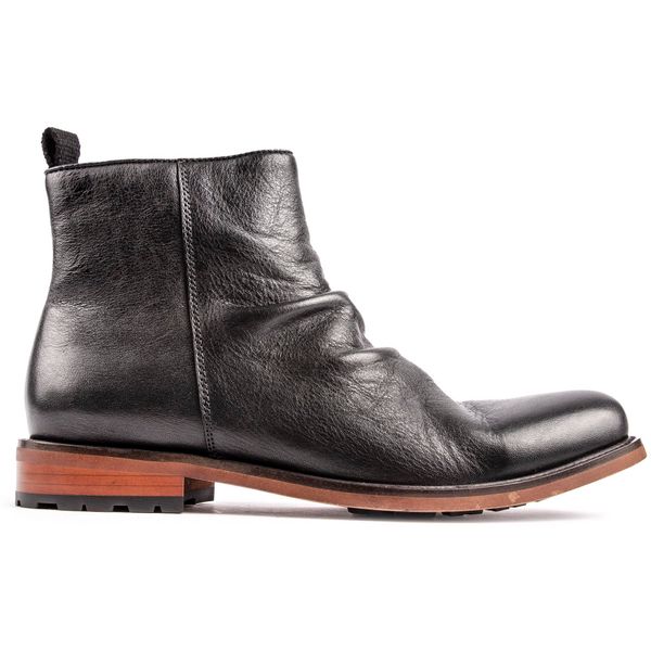 Mens Sole Crafted Axe Inside Zip Boots In Black | Soletrader