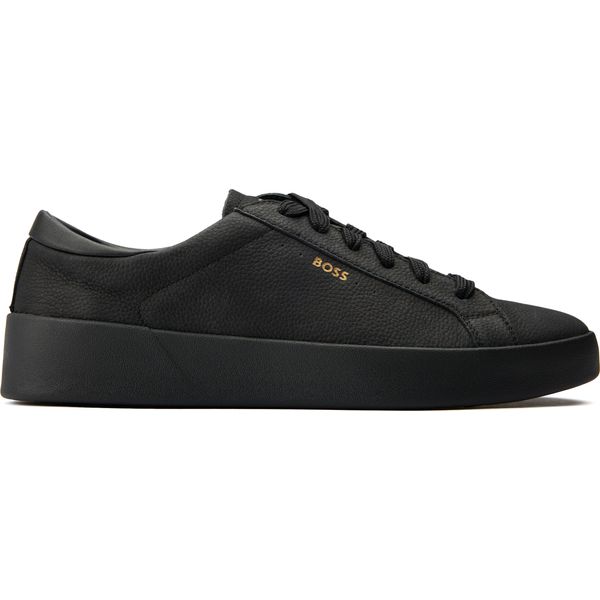 Mens Boss Belwar Tenn Sneakers In Black | Soletrader