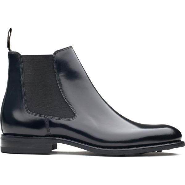 Mens Loake Boundary Boots In Black | Soletrader