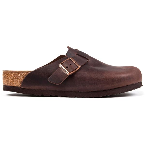 Womens Birkenstock Boston Sandals In Brown | Soletrader