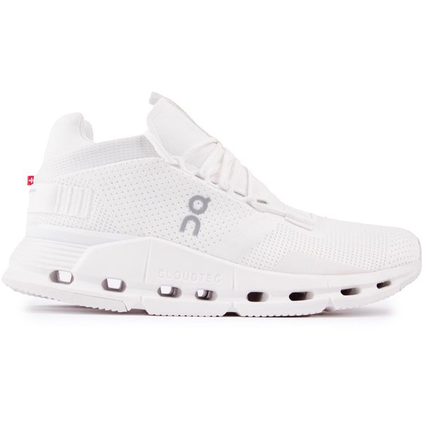 Womens On Cloud Nova Sneakers In White/White | Soletrader