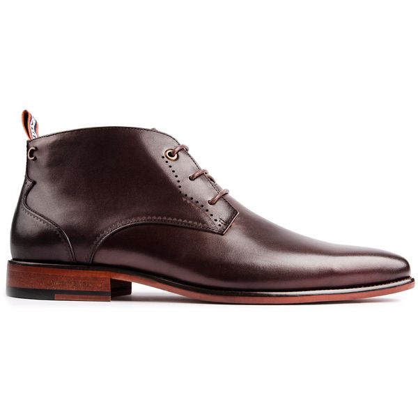 Mens Simon Carter Collie Chukka Boots In Brown | Soletrader