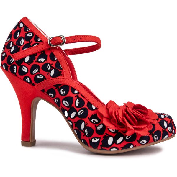 Womens Ruby Shoo Danica Shoes In Red | Soletrader