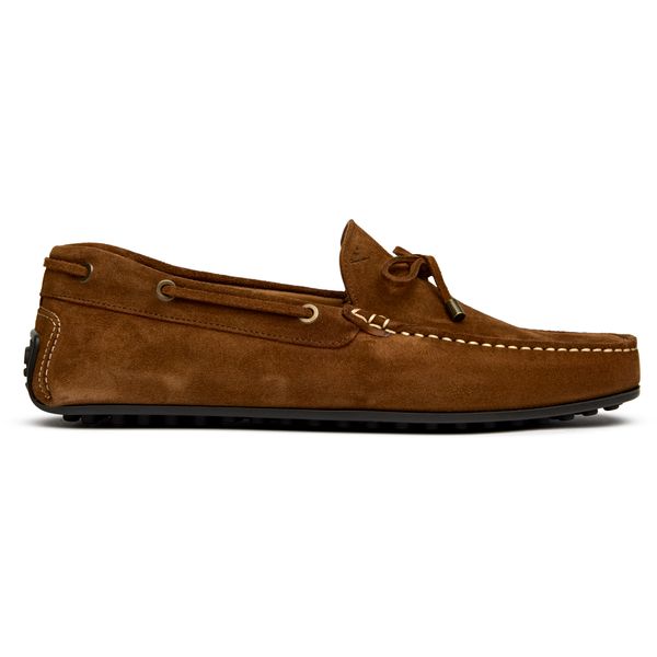 Mens Hackett London Driver Shoes In Brown | Soletrader