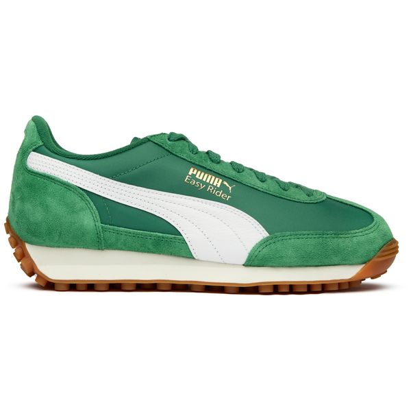Mens Puma Easy Rider Trainers In Green | Soletrader