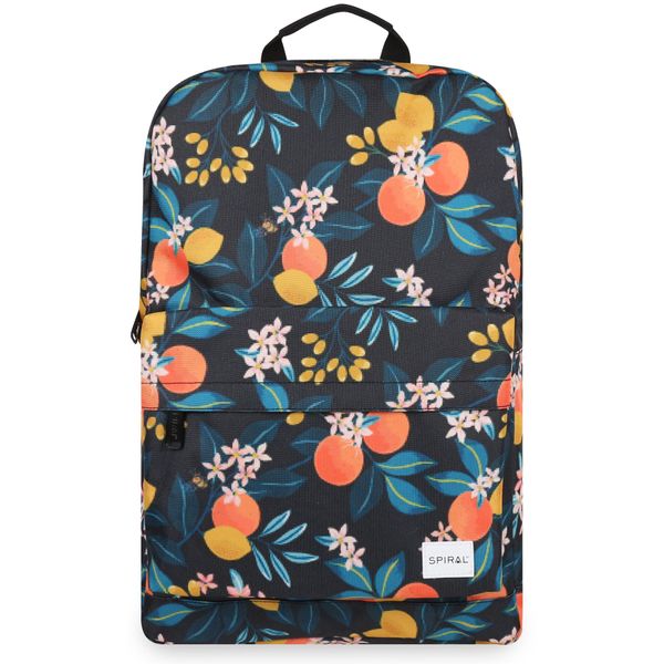 Mens Spiral Fruit Backpack In Blue | Soletrader