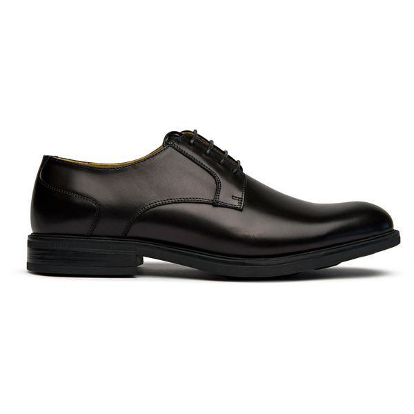 Mens Steptronic Glen Shoes In Black | Soletrader
