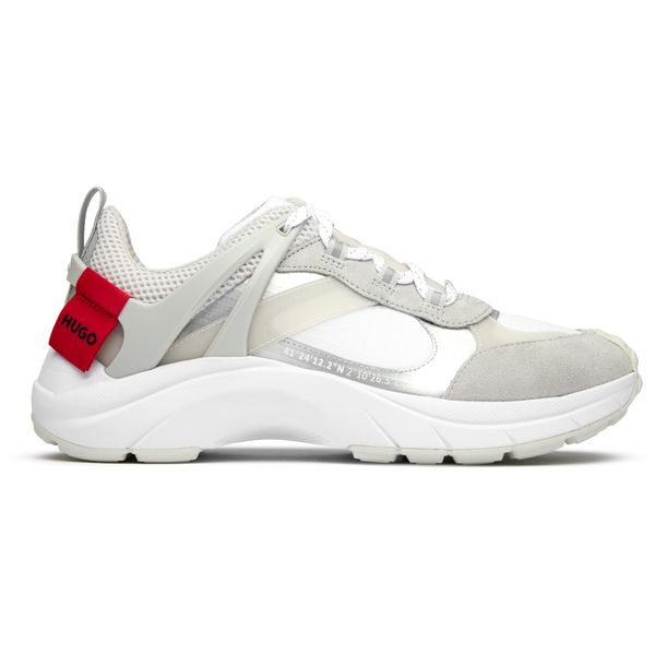 Mens Hugo Go 2 Sneakers In White | Soletrader