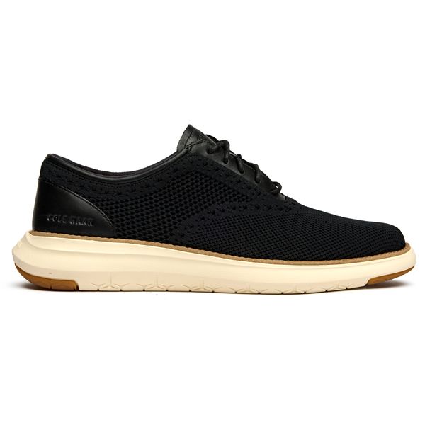Mens Cole Haan Grand Remix Knit Shoes In Black | Soletrader
