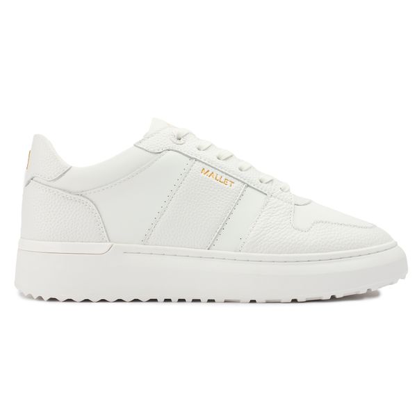Mens Mallet Hoxton Sneakers In White | Soletrader