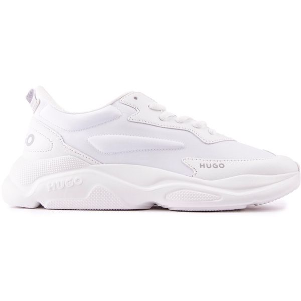 Womens Hugo Leon Runn Sneakers In White | Soletrader