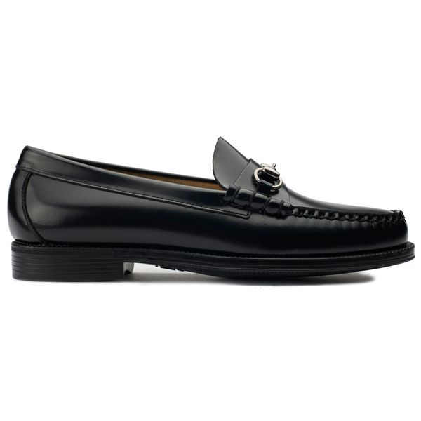 Mens G.H.Bass Easy Weejun Lincoln Pull Up Shoes In Black | Soletrader