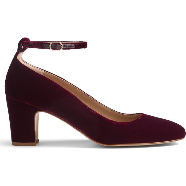 Womens LK Bennett Lorena Shoes In Burgundy | Soletrader