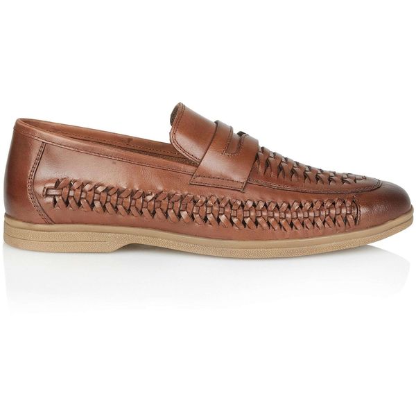Mens Silver Street London Perth Loafer Shoe In Brown | Soletrader