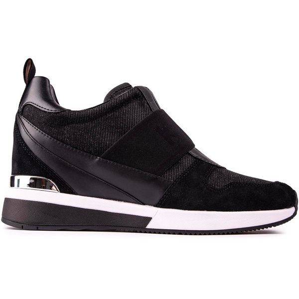 Womens Michael Kors Maven Trainers In Black Soletrader